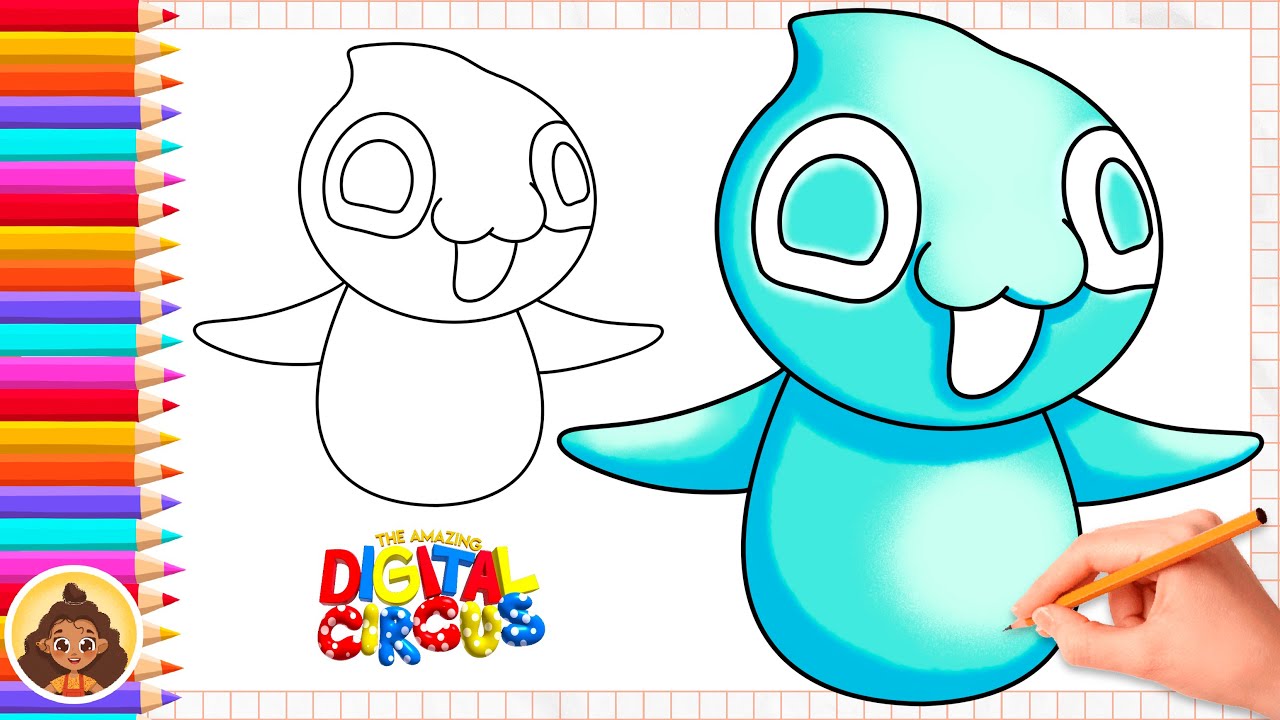 How to Draw Ghostly | from The Amazing Digital Circus 3 - YouTube