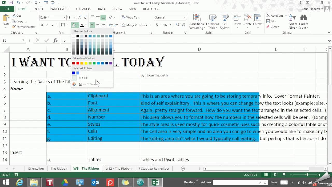 Excel 2013 Tutorial For Beginners How To Change The Font YouTube excel-2013-tutorial-for-beginners-how-to-change-the-font-youtube