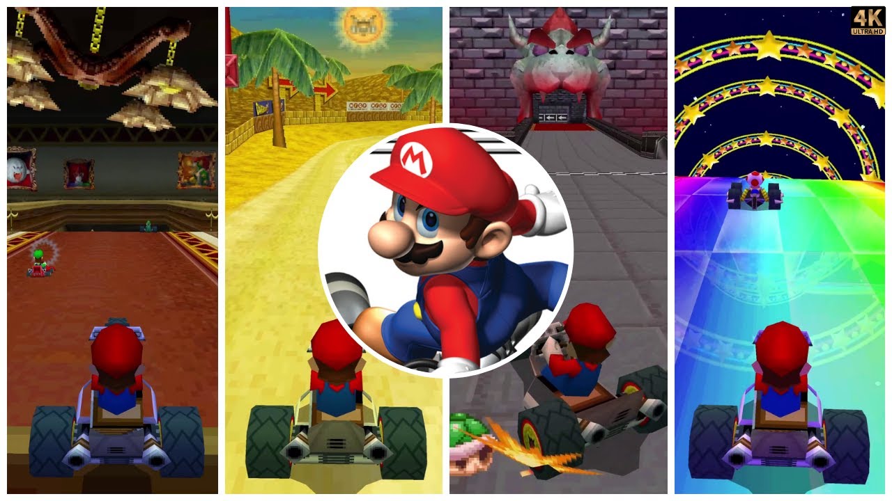 Mario Kart DS in 4K [Original Courses] [Full Game] [150cc] Nintendo DS ...