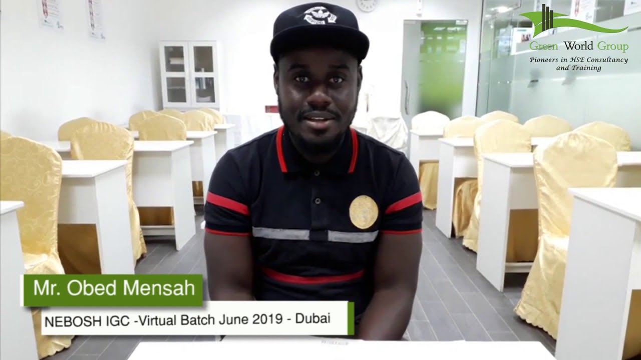Nebosh IGC Online Virtual Class Experience in Dubai By Mr. Obed Mensah ...