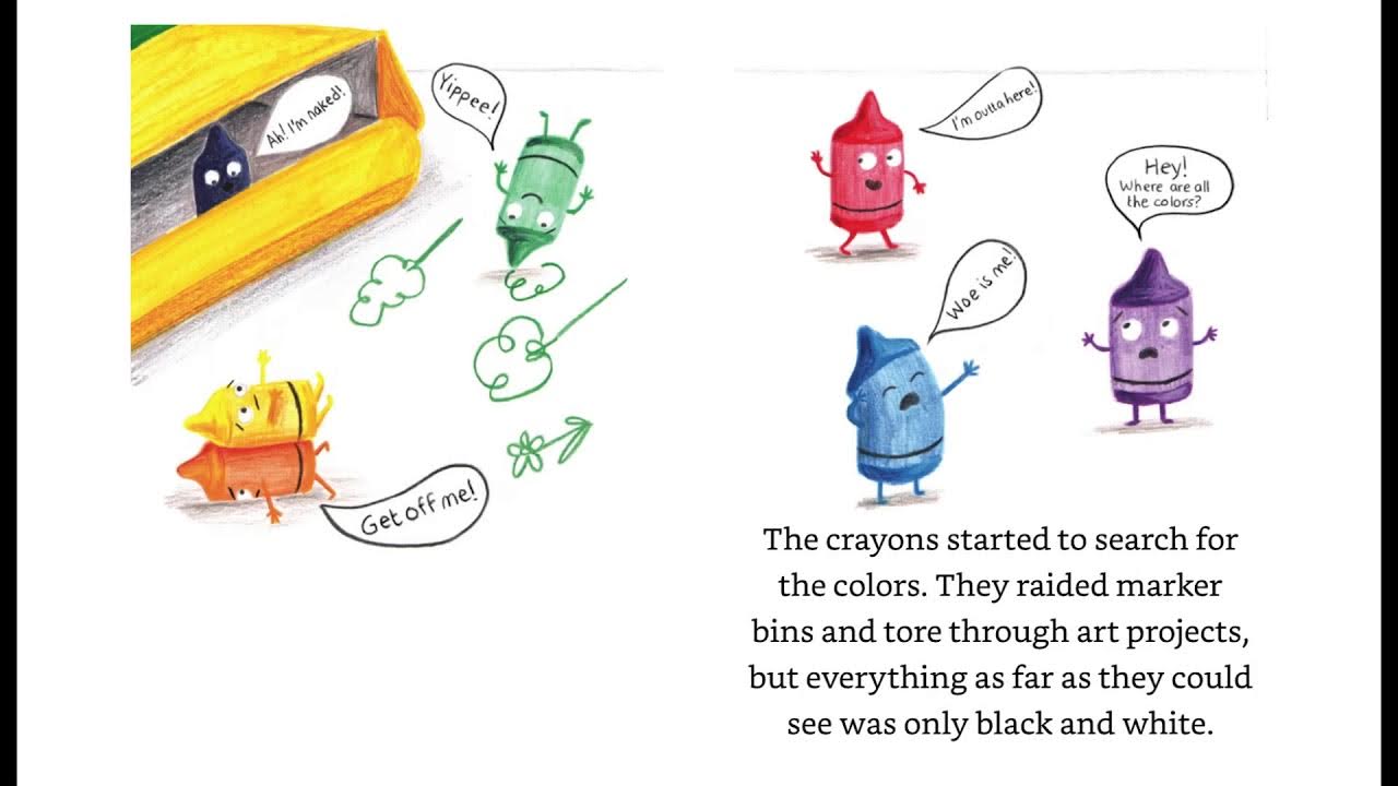 How the crayons saved the rainbow. - YouTube