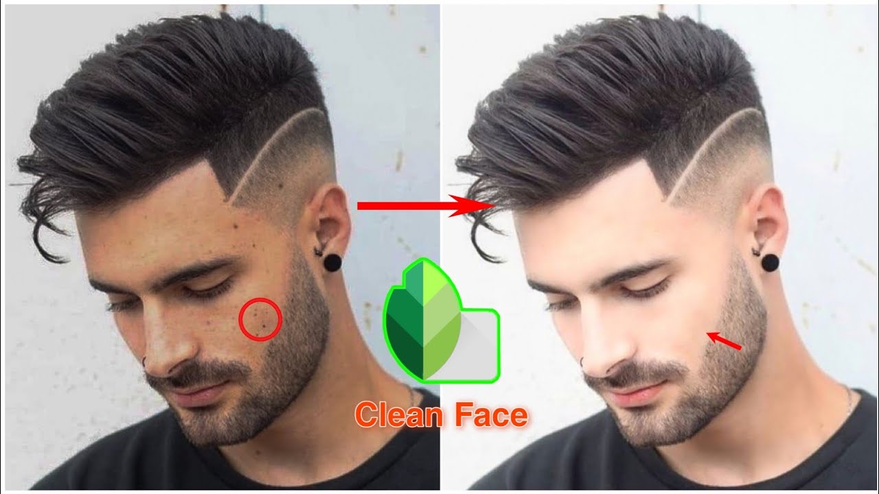 Snapseed face editing | How to remove black spots | Smooth skin photo ...