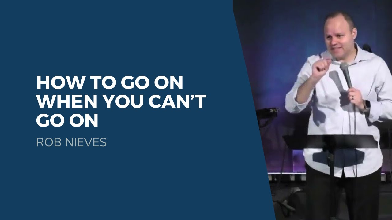 How to go on when you can't go on - YouTube