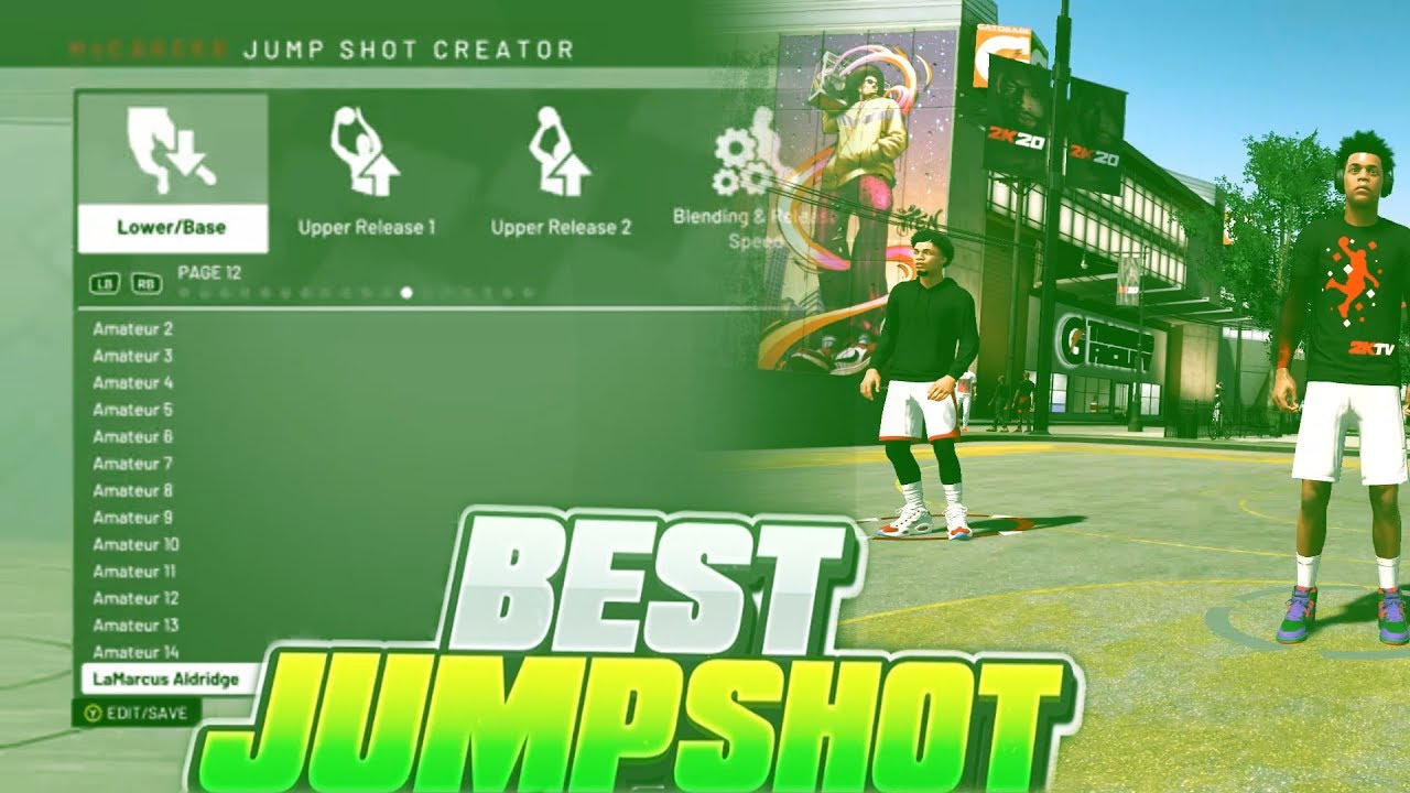 NBA 2K20 BEST JUMPSHOT | I Finally Reveled My Custom Jumpshot - YouTube