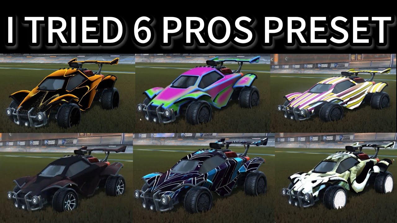 I Tried 6 PRO Rocket League Presets! (INSANE Results) - YouTube