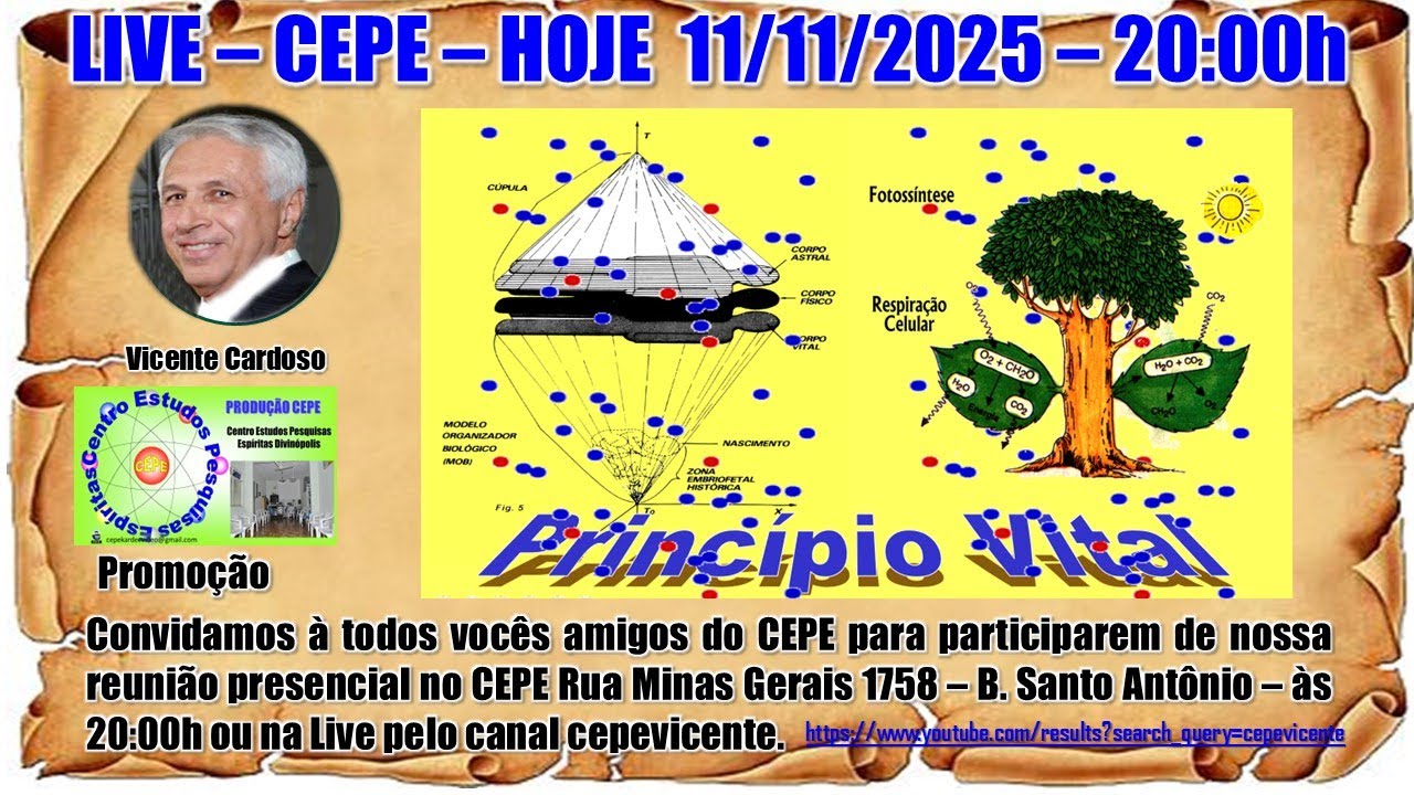 CEPE – LIVRO EVOLUÇÃO EM DOIS MUNDOS – ANDRÉ LUIZ – Princípio Vital ...
