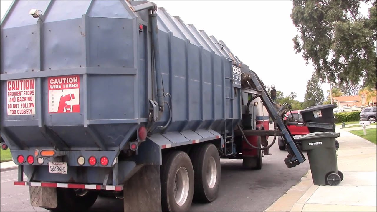 CR&R: WHITEGMC WX / Old Style Rail Arm Amrep - YouTube