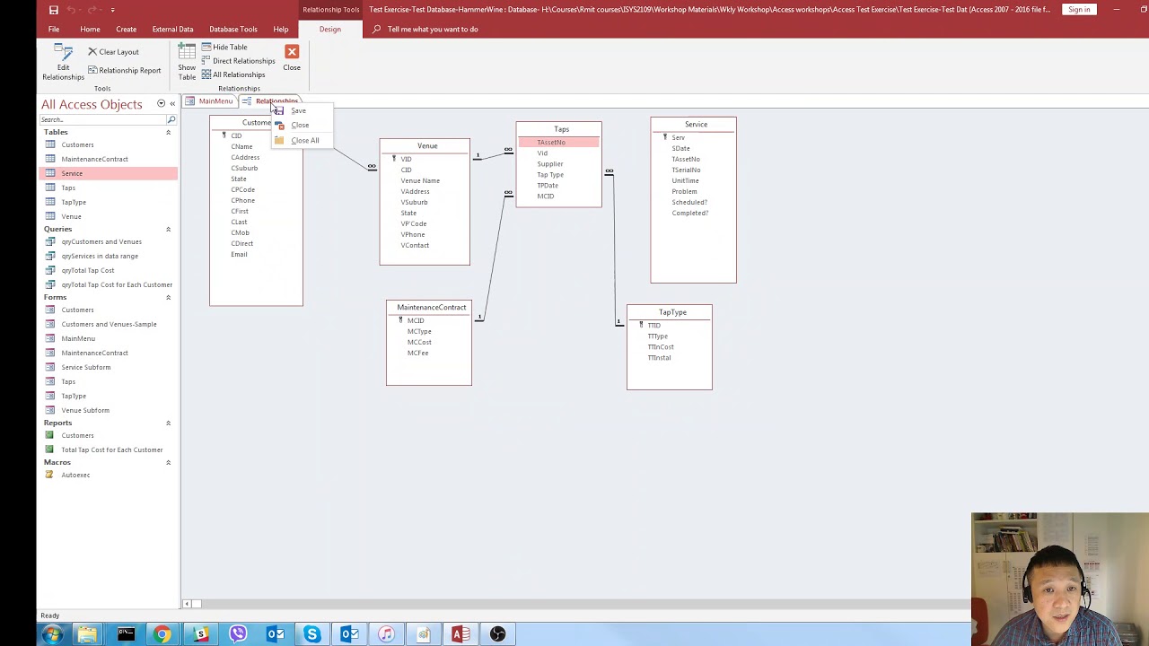 MS Access Test Review Preparation - YouTube