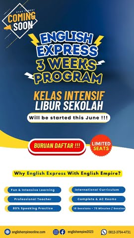 English Express 3 Weeks Program with English Empire Tutoring Center - YouTube