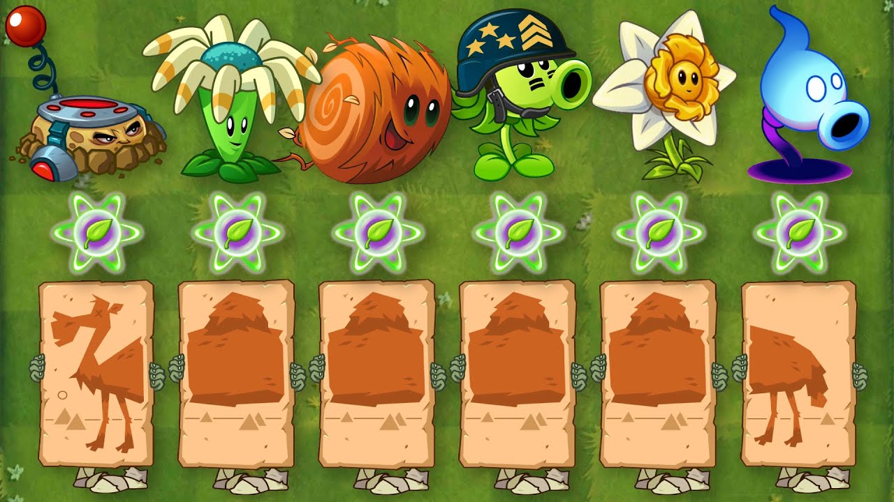PvZ 2 Who can defeat a Camel Zombie Four Humps with 1 plant food? - YouTube