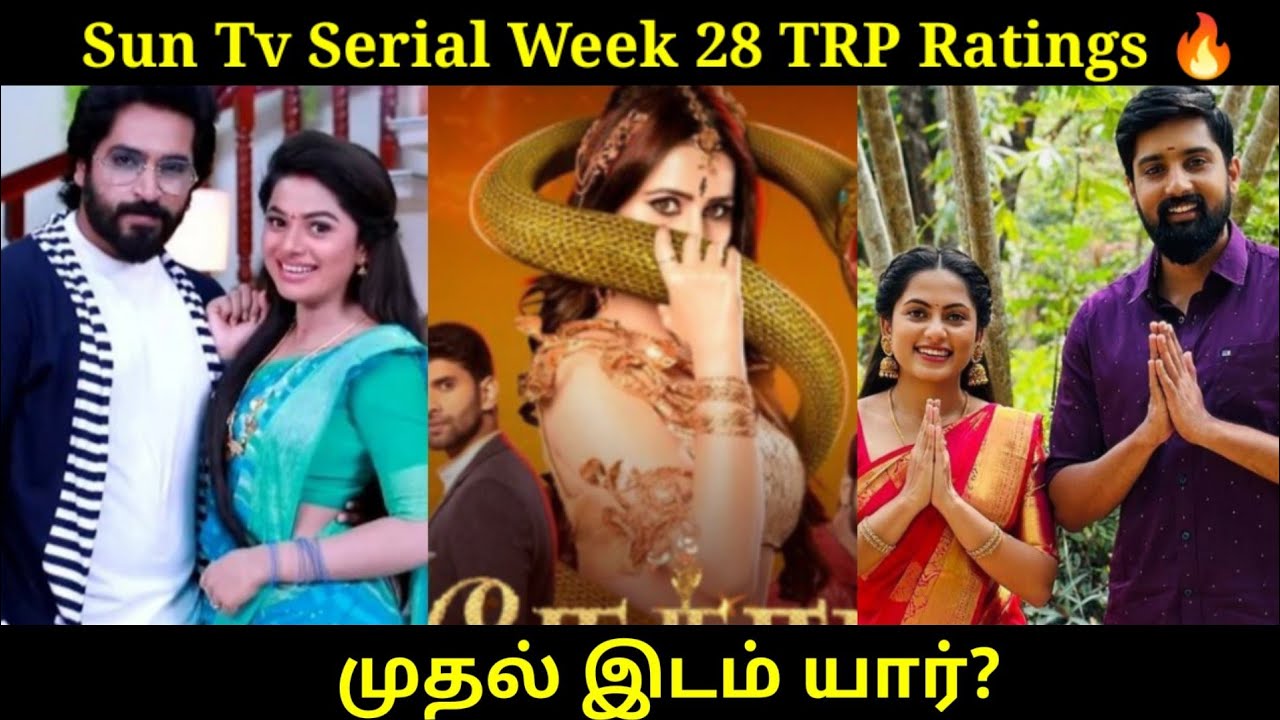Sun Tv Serials Week 28 TRP Ratings || All Serials Week 28 TRP Ratings ...