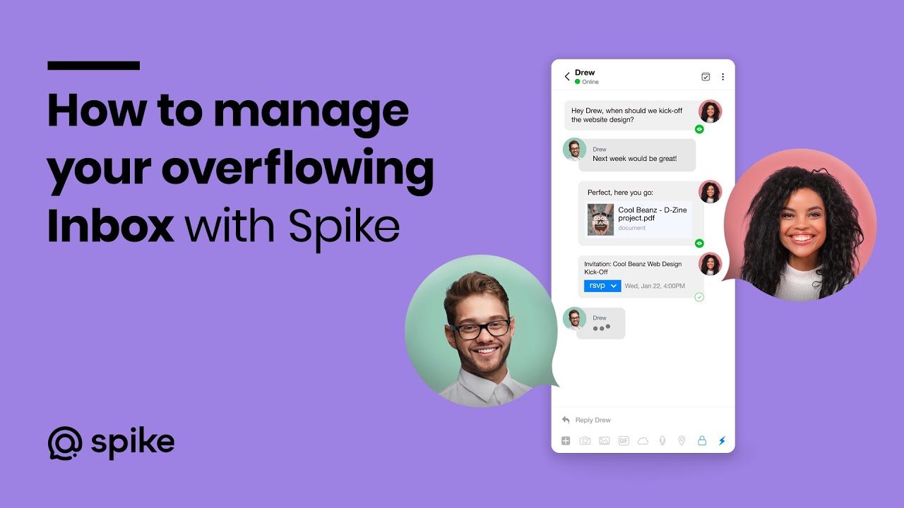 How to manage your overflowing inbox with Spike - YouTube
