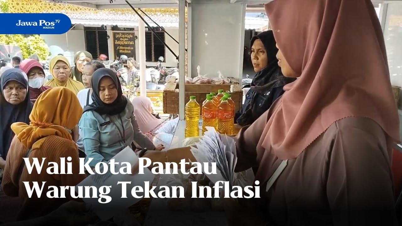 MADIUN - Wali Kota Pantau Warung Tekan Inflasi - YouTube
