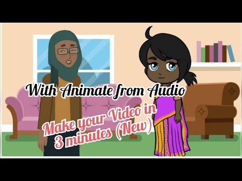 How to Create Video Using Animate from Audio in 3 minutes (New) - YouTube