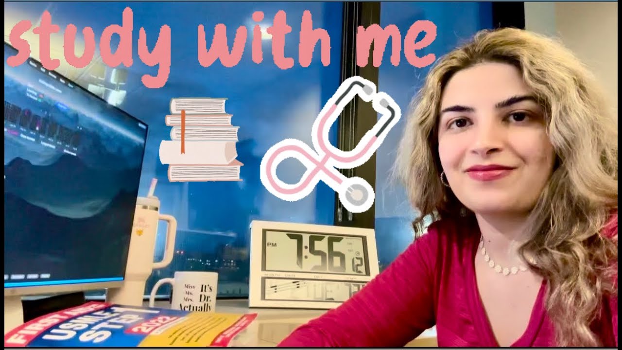Study With Me! 👩🏻‍⚕️ 1 hour 50 minute study session #chillmusic #study ...