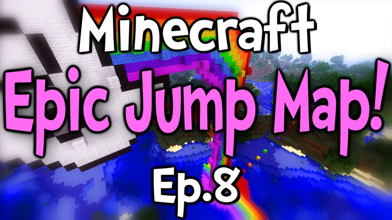 Minecraft - Epic Jump Map w/ Clash Ep.8 " SKITTLEZ!!! " - YouTube