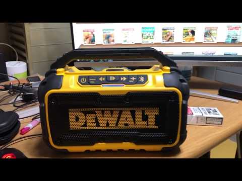 DEWALT DCR010 20V Max Bluetooth Jobsite Speaker