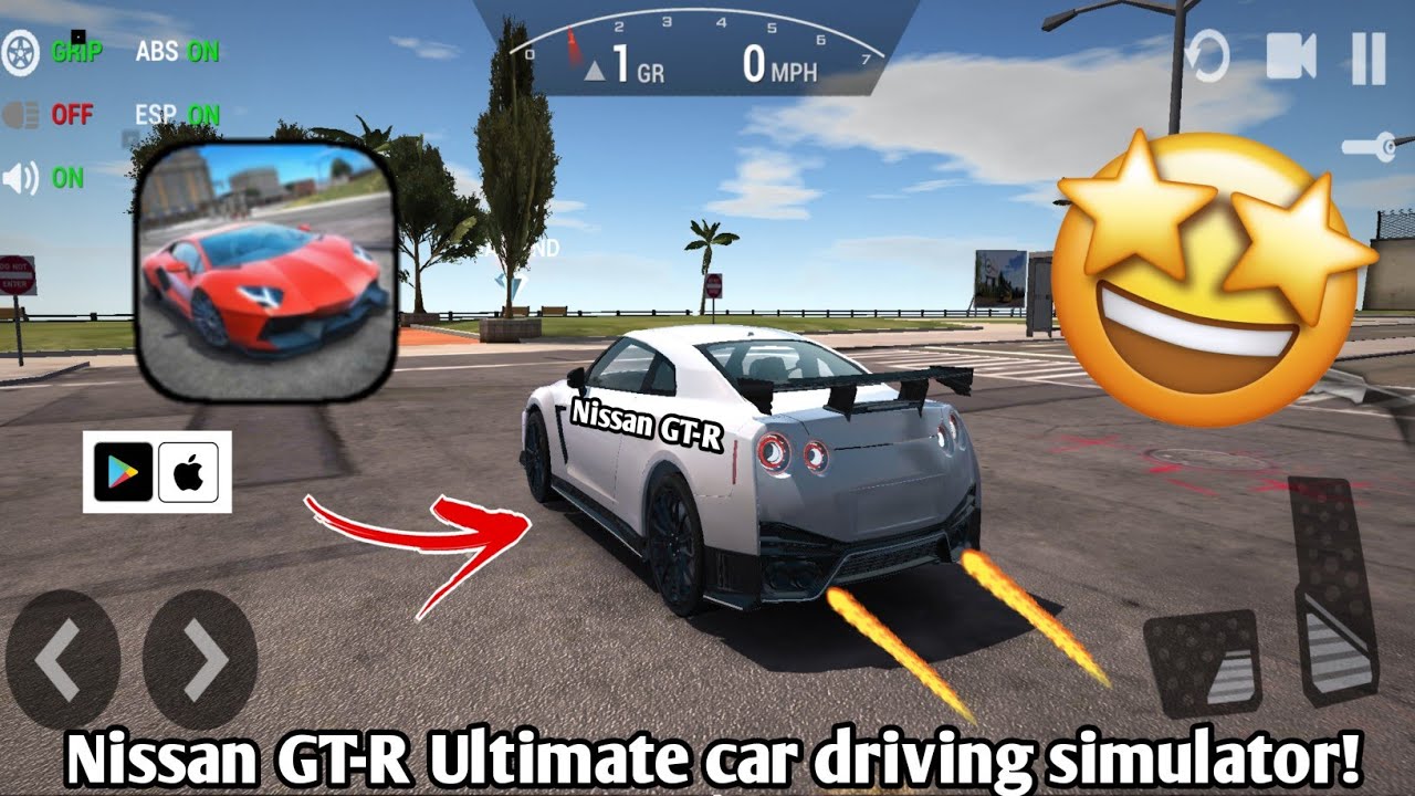 🔓Unlocked Brand New Nissan GT-R in ultimate car driving simulator ...