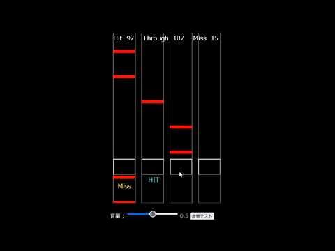 JavaScript 音ゲーをつくる - YouTube