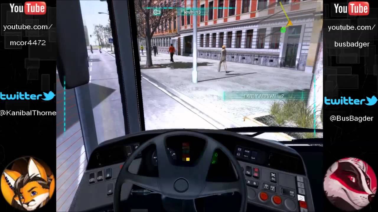 A Real Bus Driver Plays : Bus Simulator 2012 : Episode 3 - YouTube