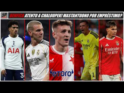 ENTRADAS E SAÍDAS NO BENFICA: ÁGUIAS ATENTAS A STEPÁN CHALOUPEK! MASTANTUONO POR EMPRÉSTIMO?