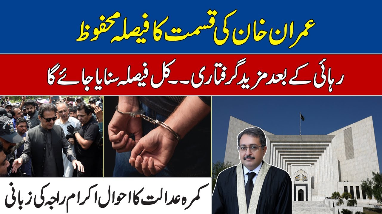 Imran Khan's Fate Reserved | Release or Further Arrest | Ikram Raja Big ...