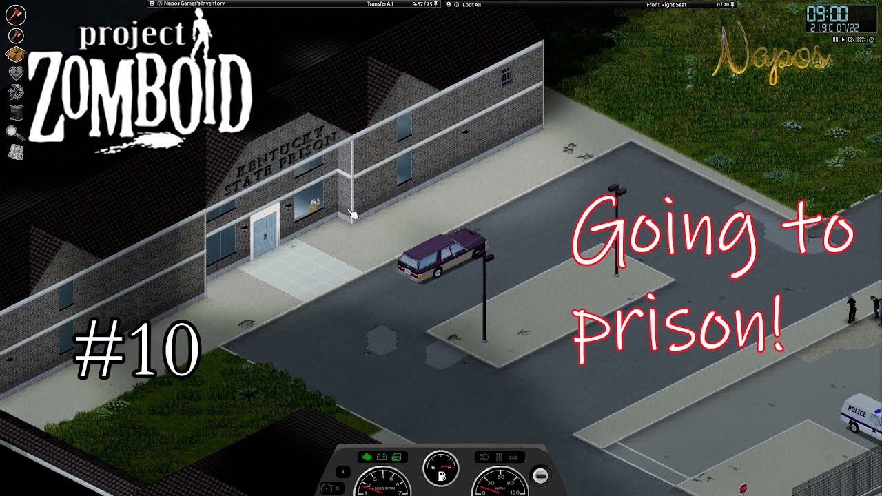 On a roadtrip to prison | Project Zomboid playthrough - Episode 10 ...