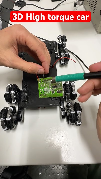 High torque 3D printed car - YouTube