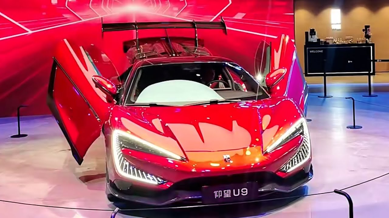 BYD Yangwang U9 dancing function complete process demonstration - YouTube