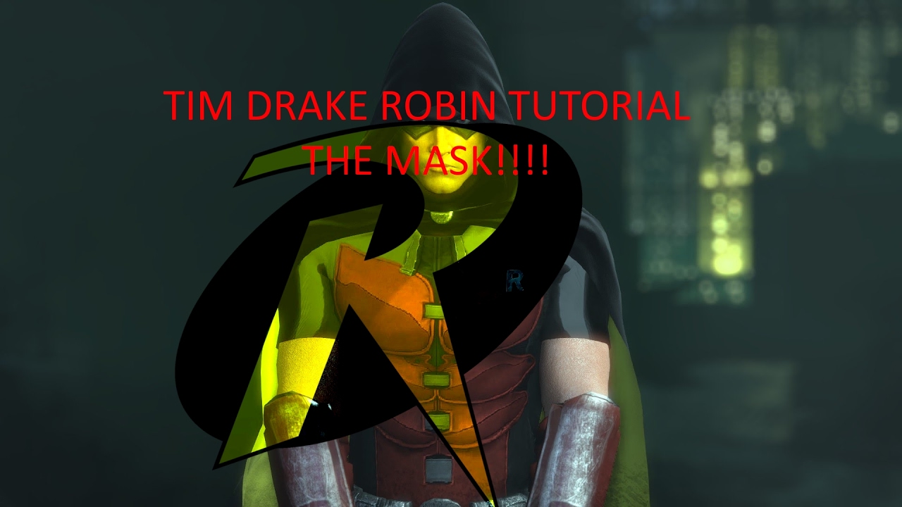 HOW TO MAKE A TIM DRAKE/ROBIN COSTUME PART 1 THE MASK!!! - YouTube
