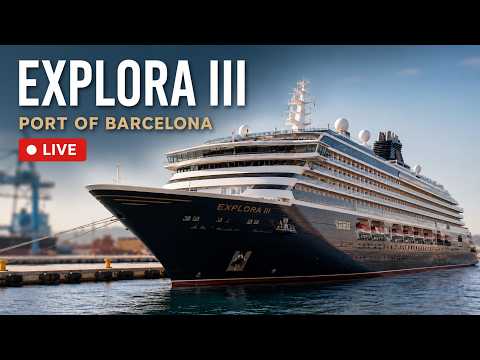 EXPLORA III in Barcelona LIVE | First Look Before Her Maiden Voyage