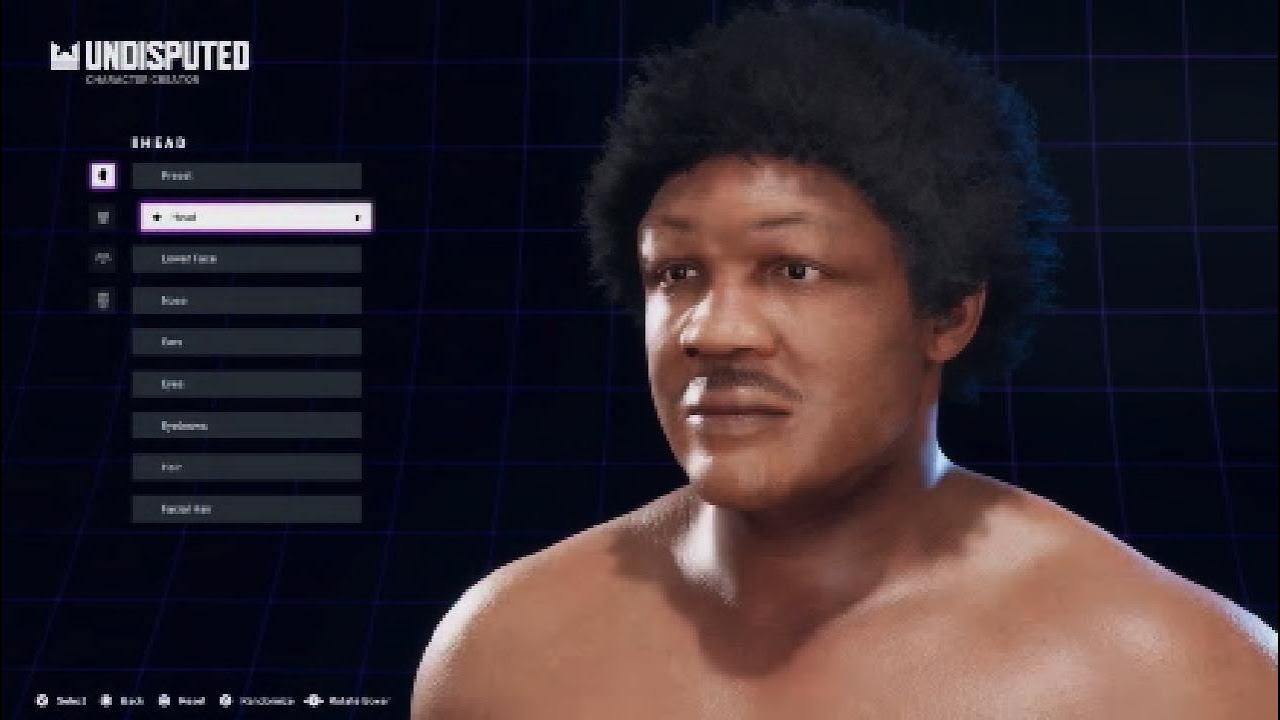 Undisputed Boxing Game How to Create ( George Foreman ) 1970's - YouTube