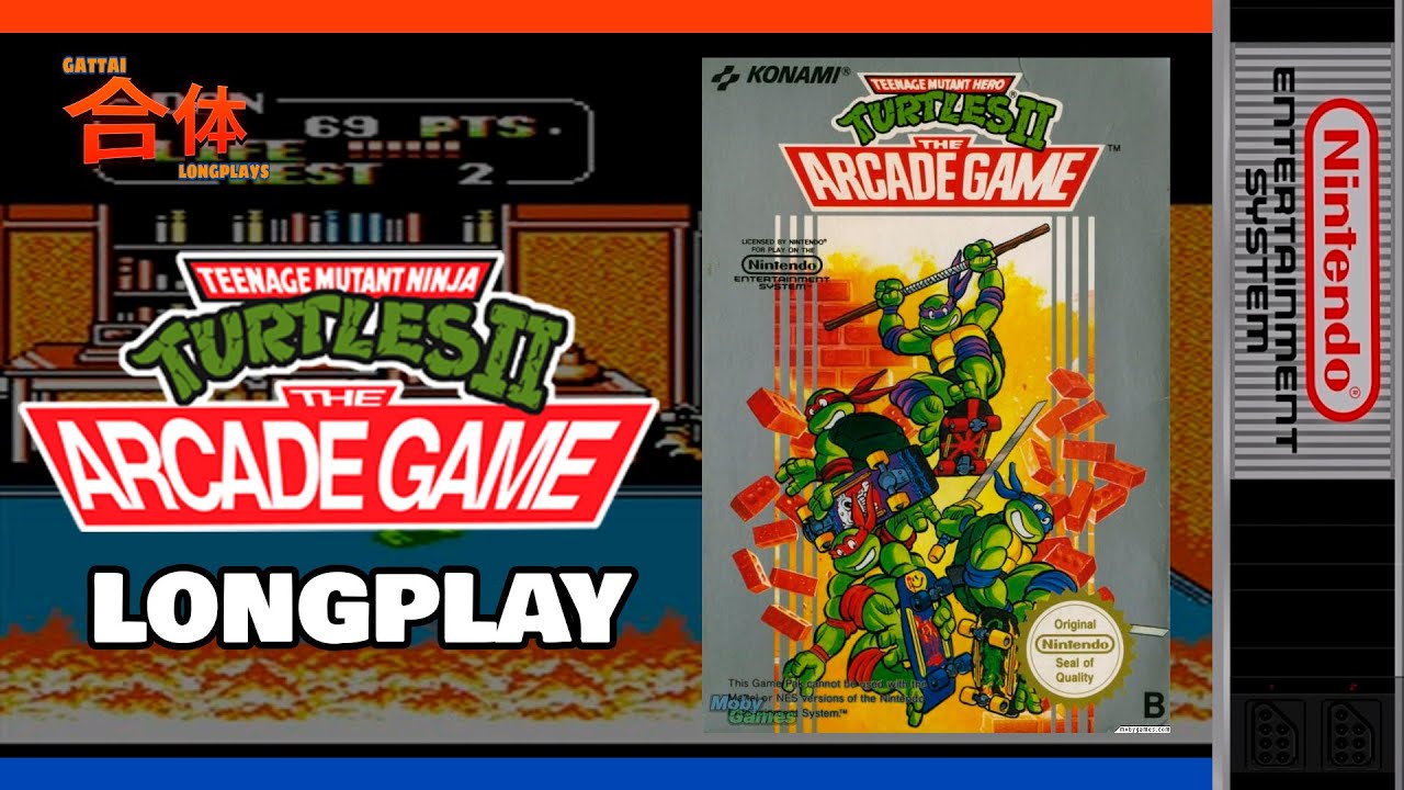 [83] TMNT 2 : The Arcade Game - Donatello Longplay - (Nes) - YouTube