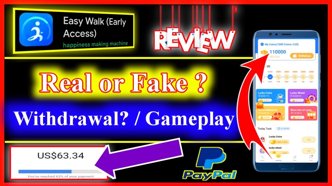 Easy Walk App Real Or Fake | Easy Walk App Cash Out? | Easy Walk App ...