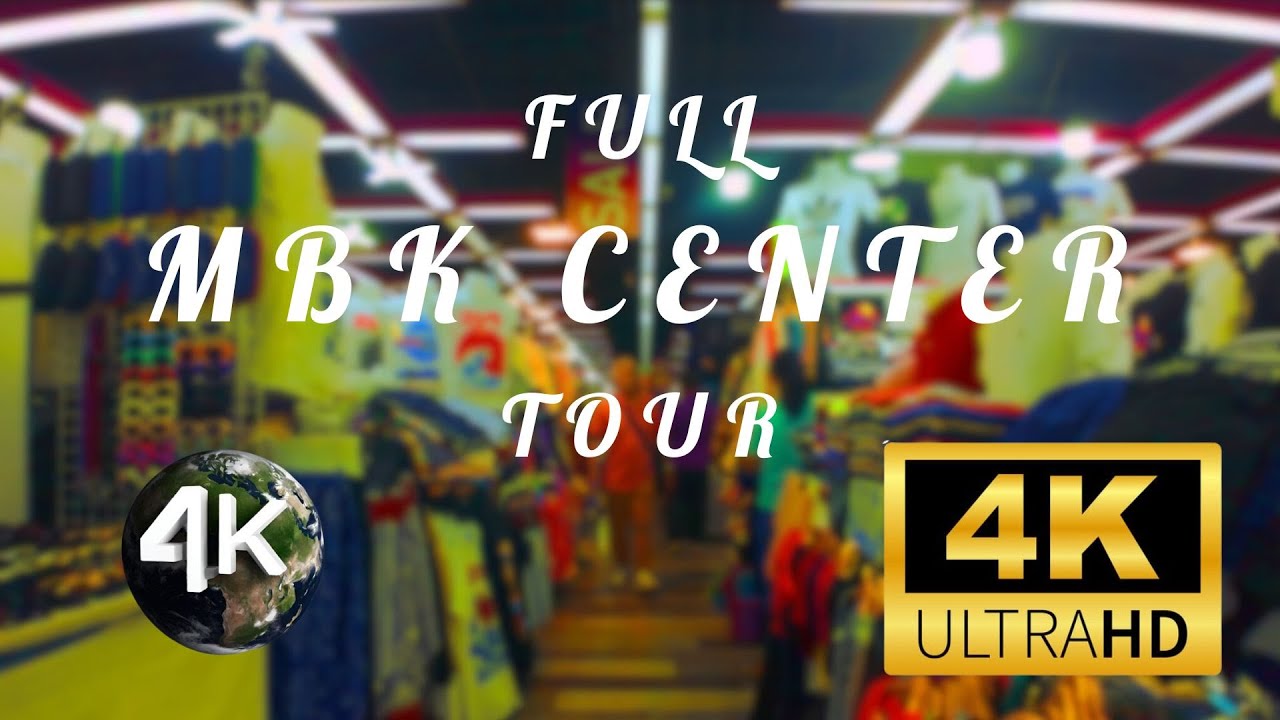 4K | MBK Center, The Best Shopping Mall For Tourists - YouTube