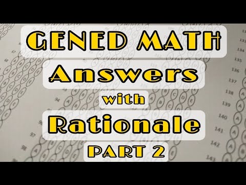 GenEd MATH Reviewer | Answers & Rationale (Part 2) - YouTube