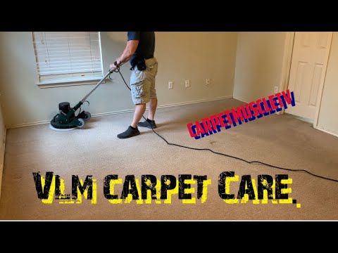 Vlm White Pad pre-scrub Challenger op carpet cleaning - YouTube