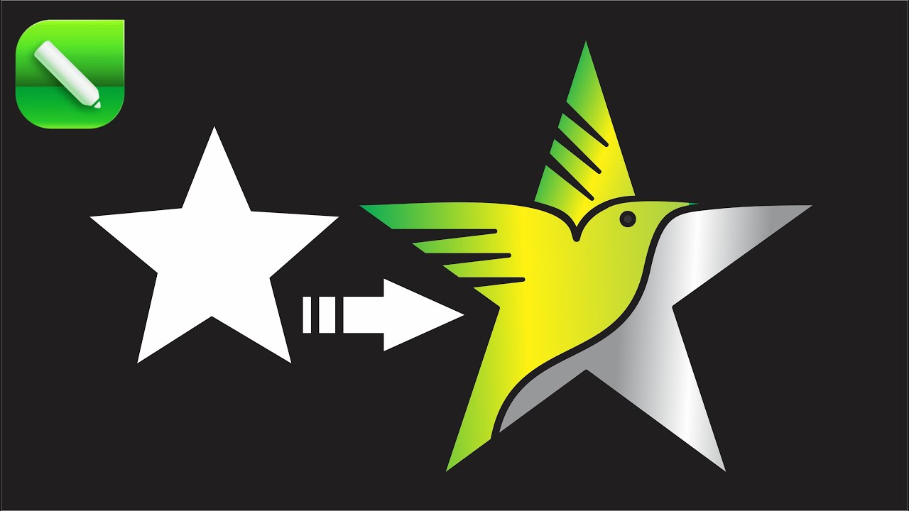 Bird Logo Design Corel Draw | Star Bird Logo | Bird logo kaise banaye ...