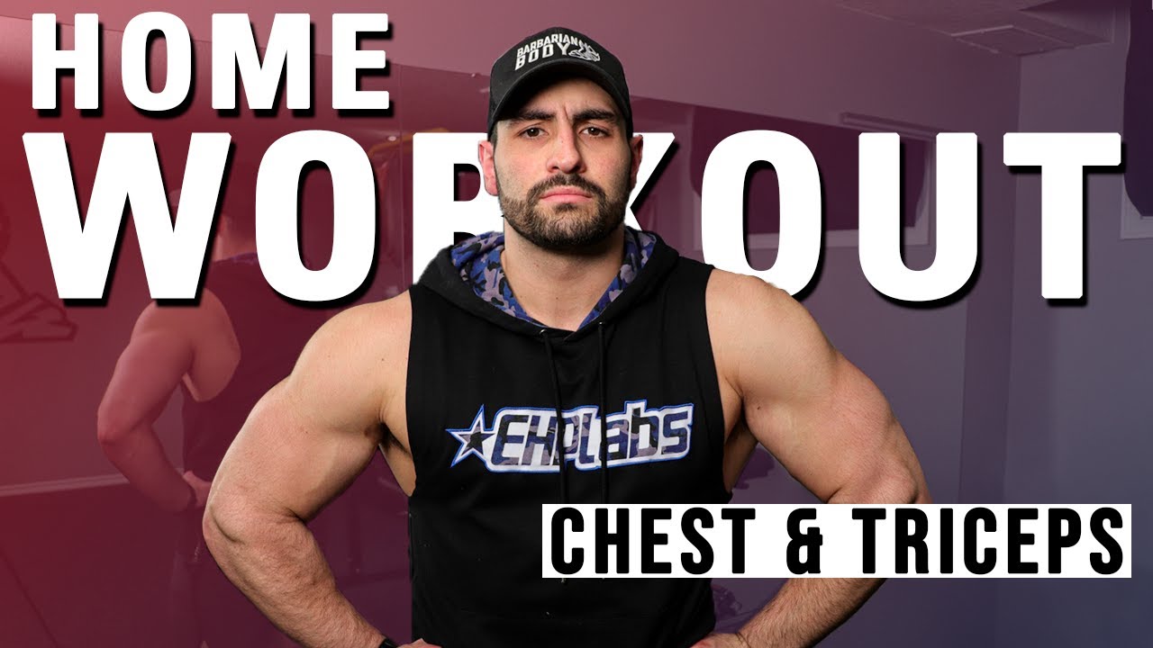 The Barbarian Body Chest & Tricep Home Workout | EHPlabs - YouTube