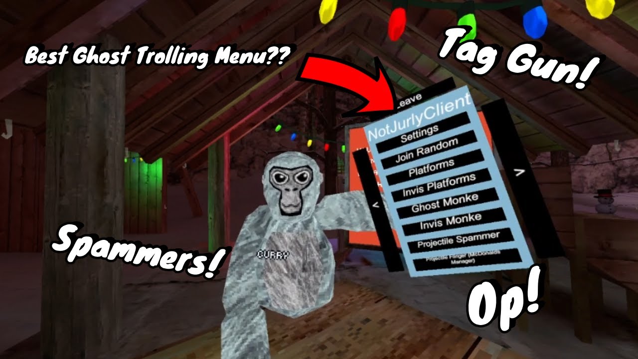 Best Gorilla Tag MOD MENU? (NotJurlyClient) - YouTube