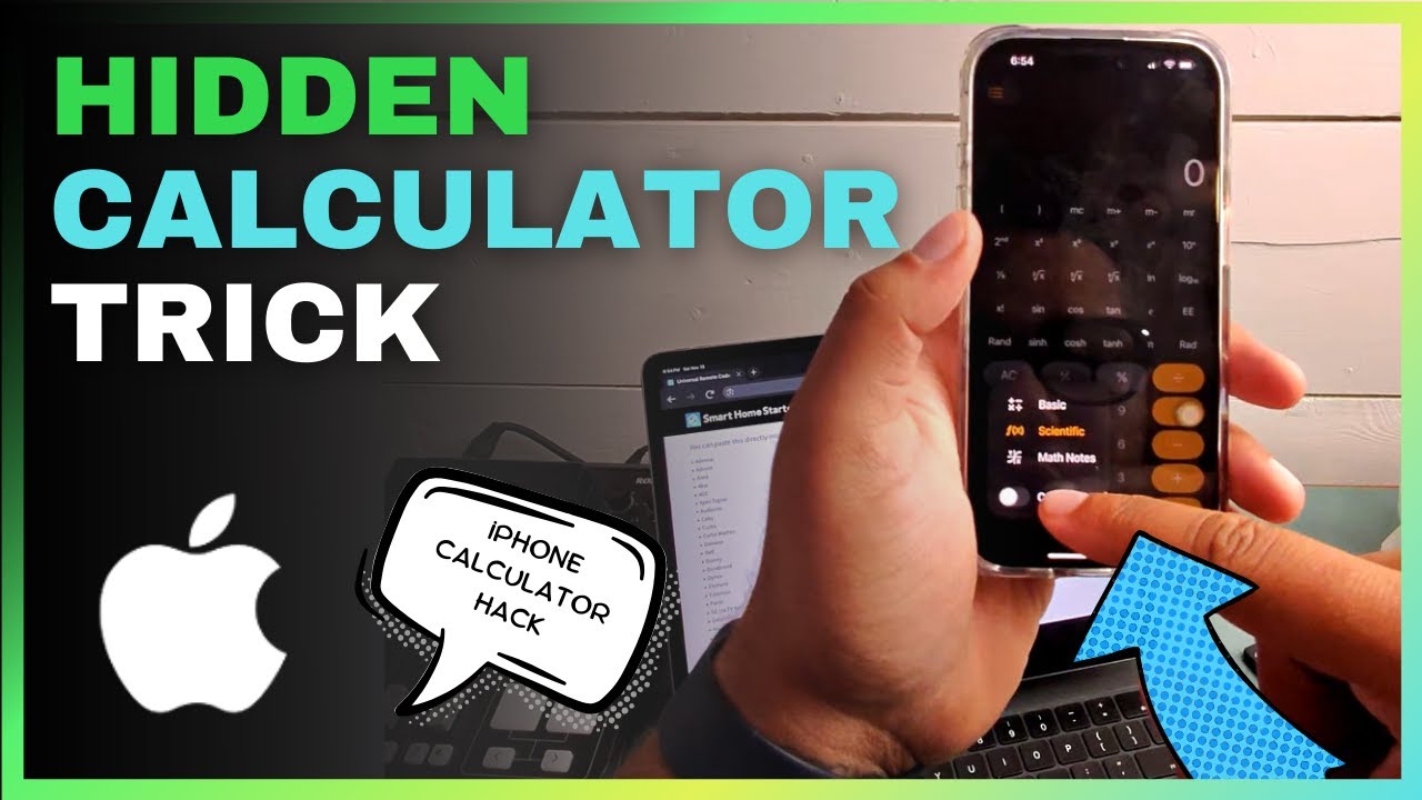iPhone Tip | How to Access the Hidden Scientific Calculator - YouTube
