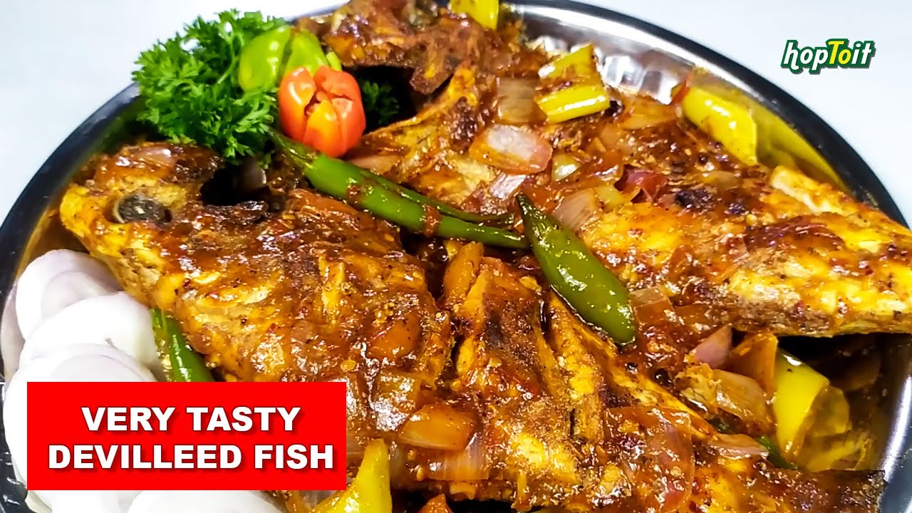 EASIEST WAY TO MAKE DEVILLED FISH | SEA CHICKEN FISH RECIPE | MALU ...
