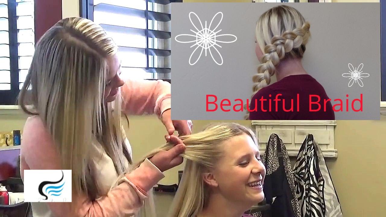 How to Braid - French Braid Tutorial - YouTube
