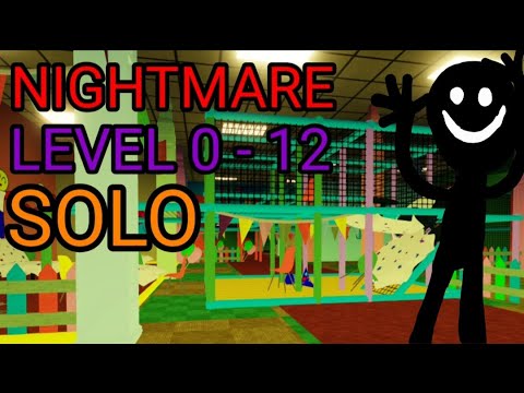 Apeirophobia - Level 0 to 12 Nightmare - Full Gameplay Solo | Roblox ...