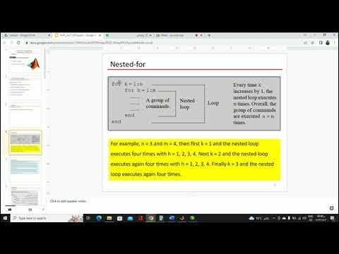 lecture07 Programming in MATLAB2 (nest loop, function) - YouTube