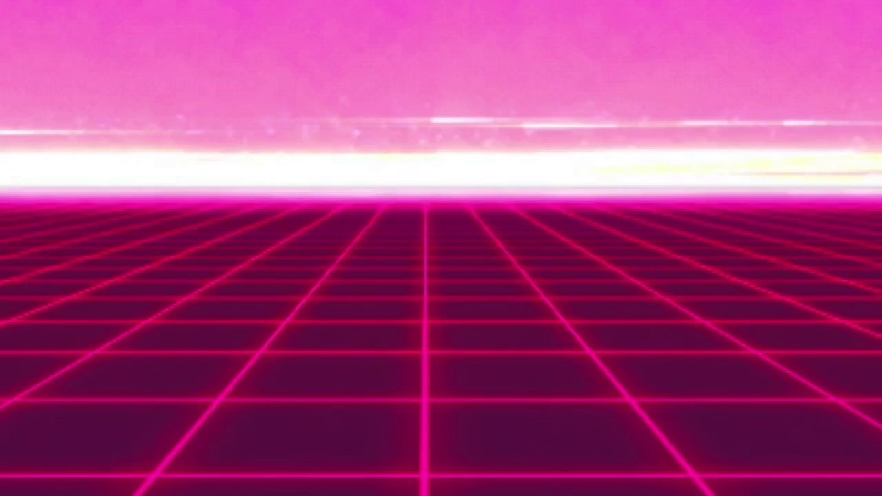 vapor wave old school animated grids 2525 - YouTube