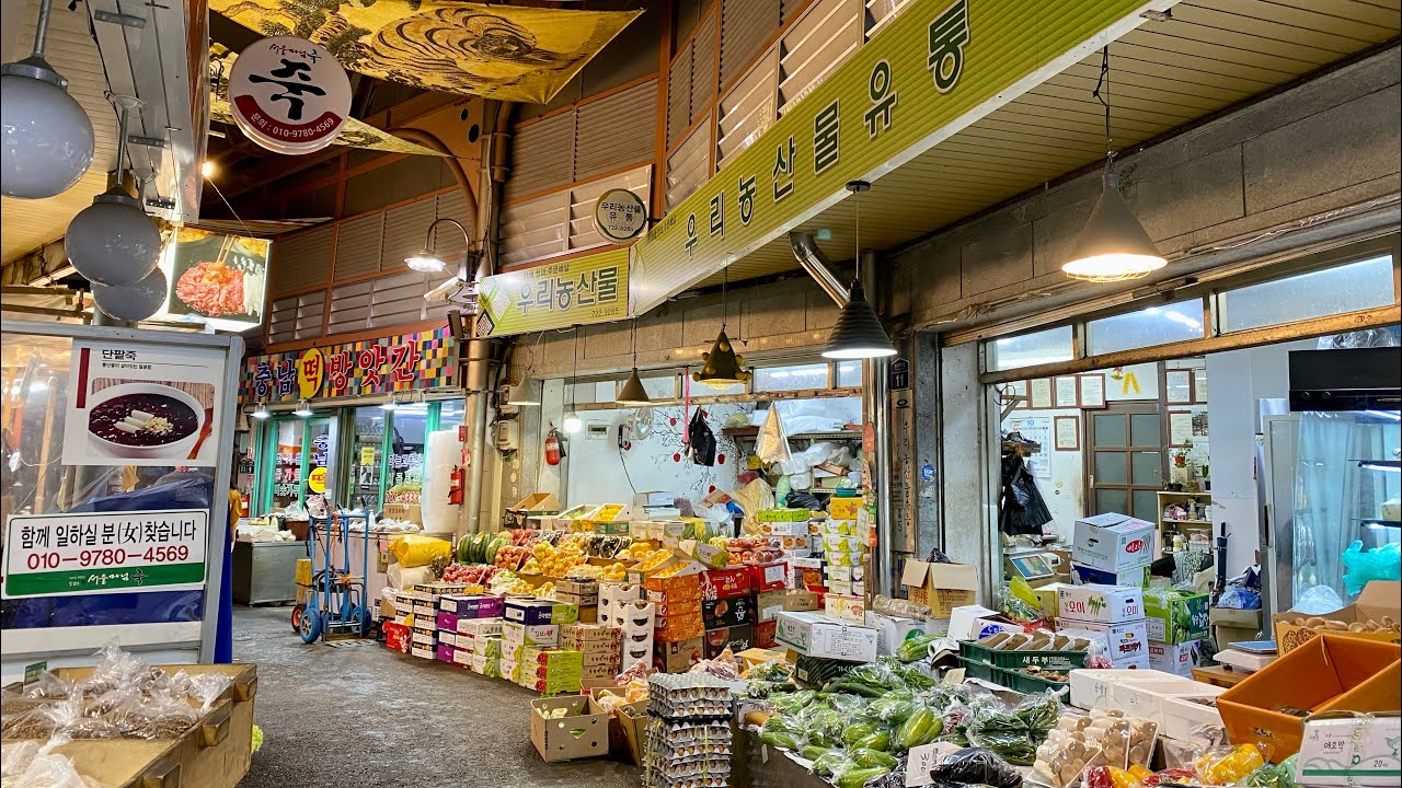 Tongin Market 🇰🇷Walking in Seoul - YouTube