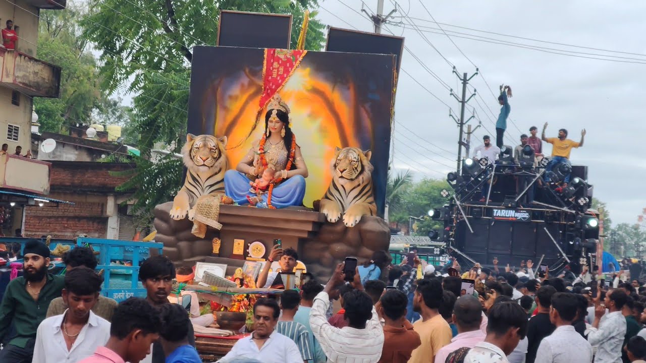 DJ Tarun Music Bilaspur Durga Jhanki 2025 👌🥰 Bilaspur Jhanki 2025 🤟🥰 DJ ...