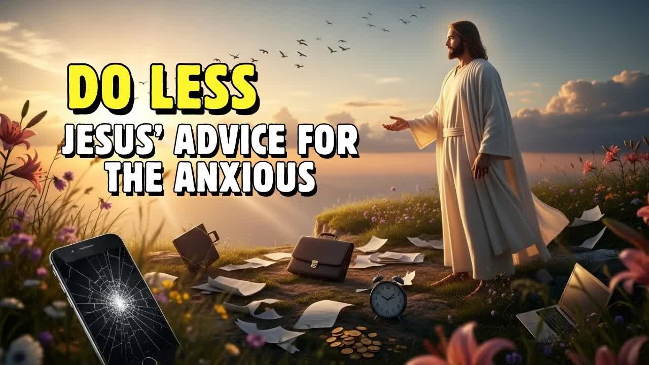 Why Jesus Told Anxious People to Do LESS — Not More - YouTube