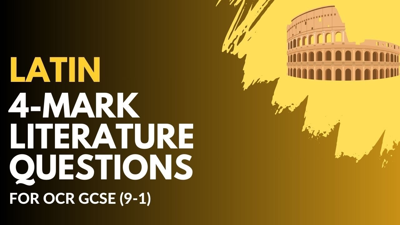 How to Answer 4-Mark Literary Analysis Questions for OCR GCSE (9-1 ...